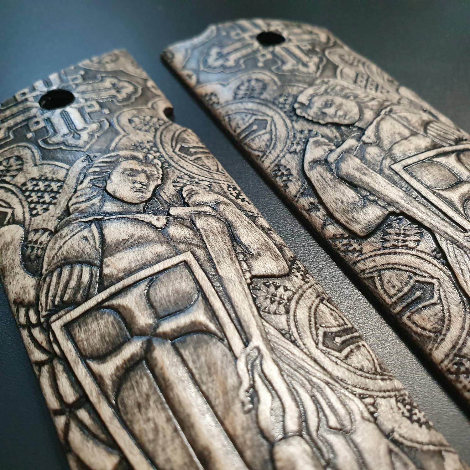 Coonan 357 Magnum full-size maple grips - Archangel Michael Statue ...
